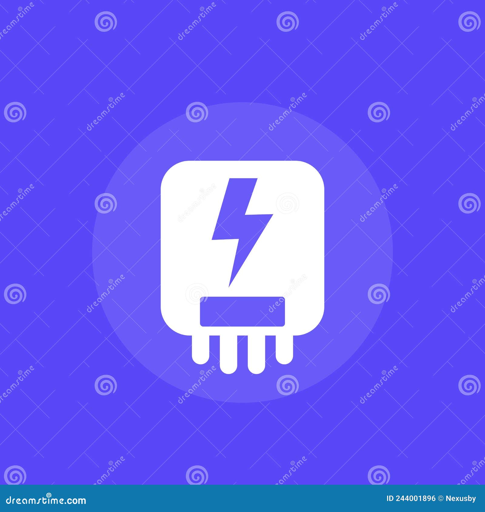 Electric Power Control System Icon, Vector Stock Vector - Illustration ...