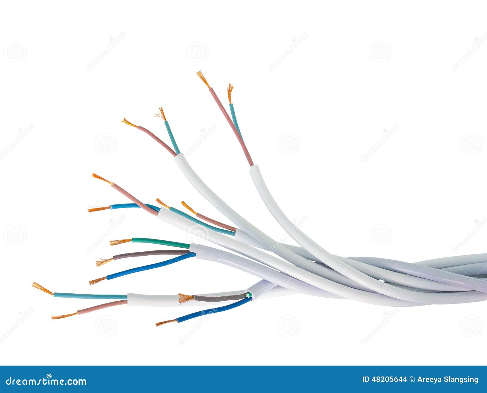 Electric power cords stock photo. Image of utility, equipment - 48205644