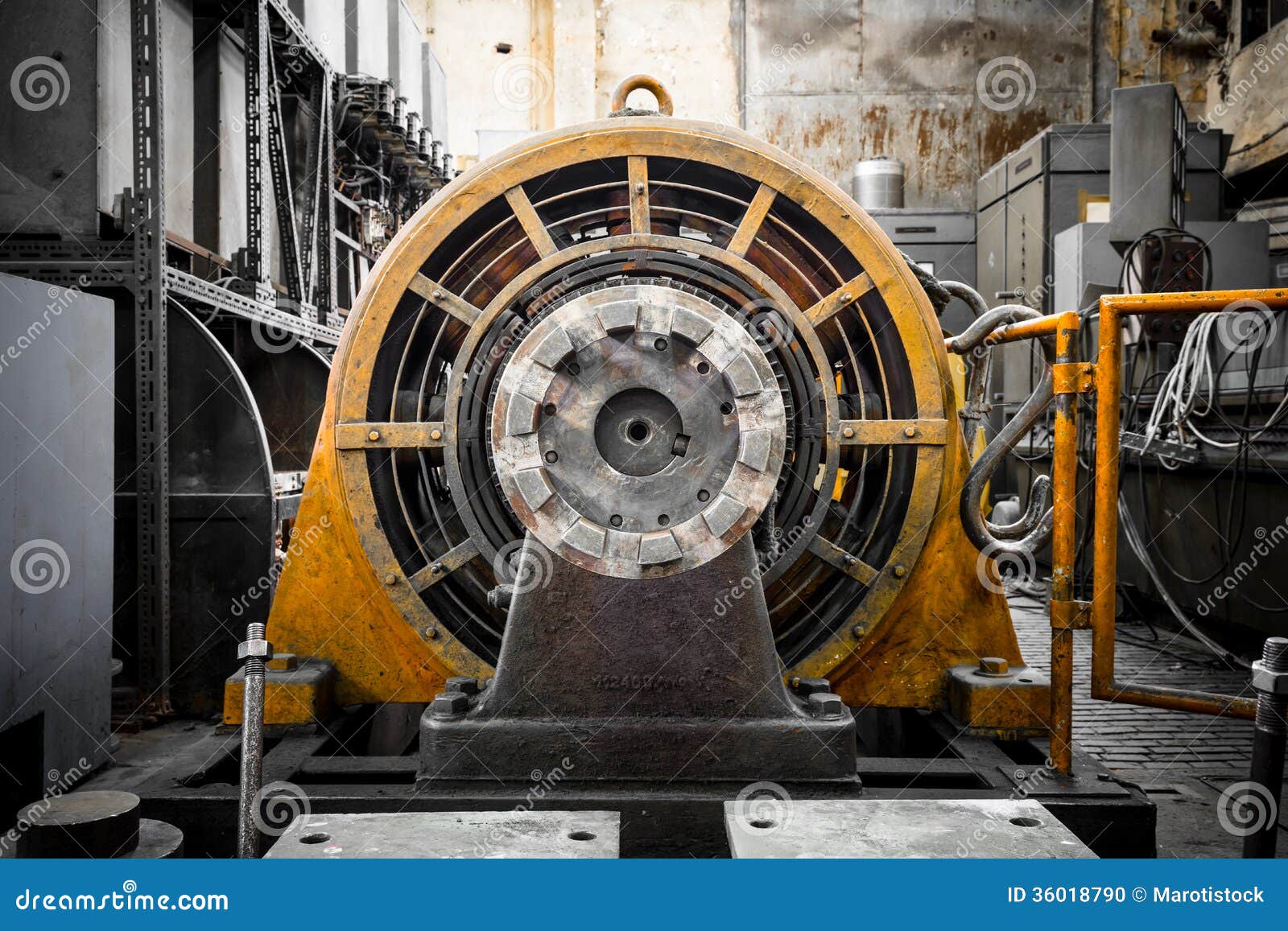 Electric power generator stock photo. Image of industry - 36018790