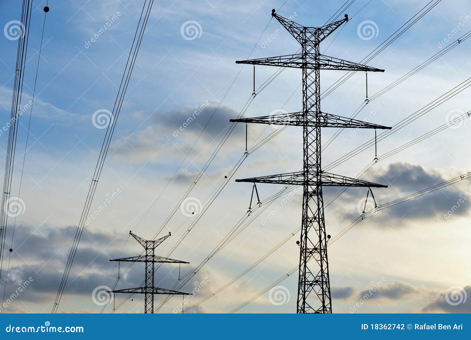 Electric Power Lines stock photo. Image of bill, line - 18362742