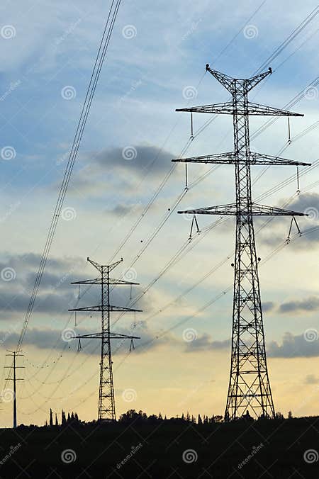 Electric Power Lines stock photo. Image of generate, electric - 18362772