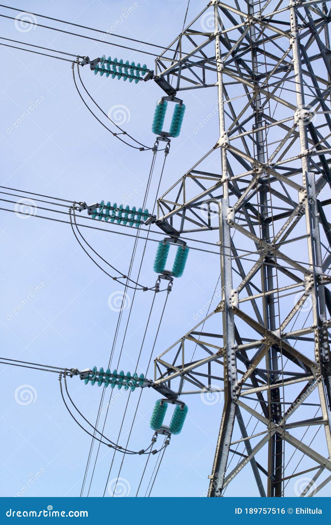 Electric power lines stock photo. Image of power, wired - 189757516