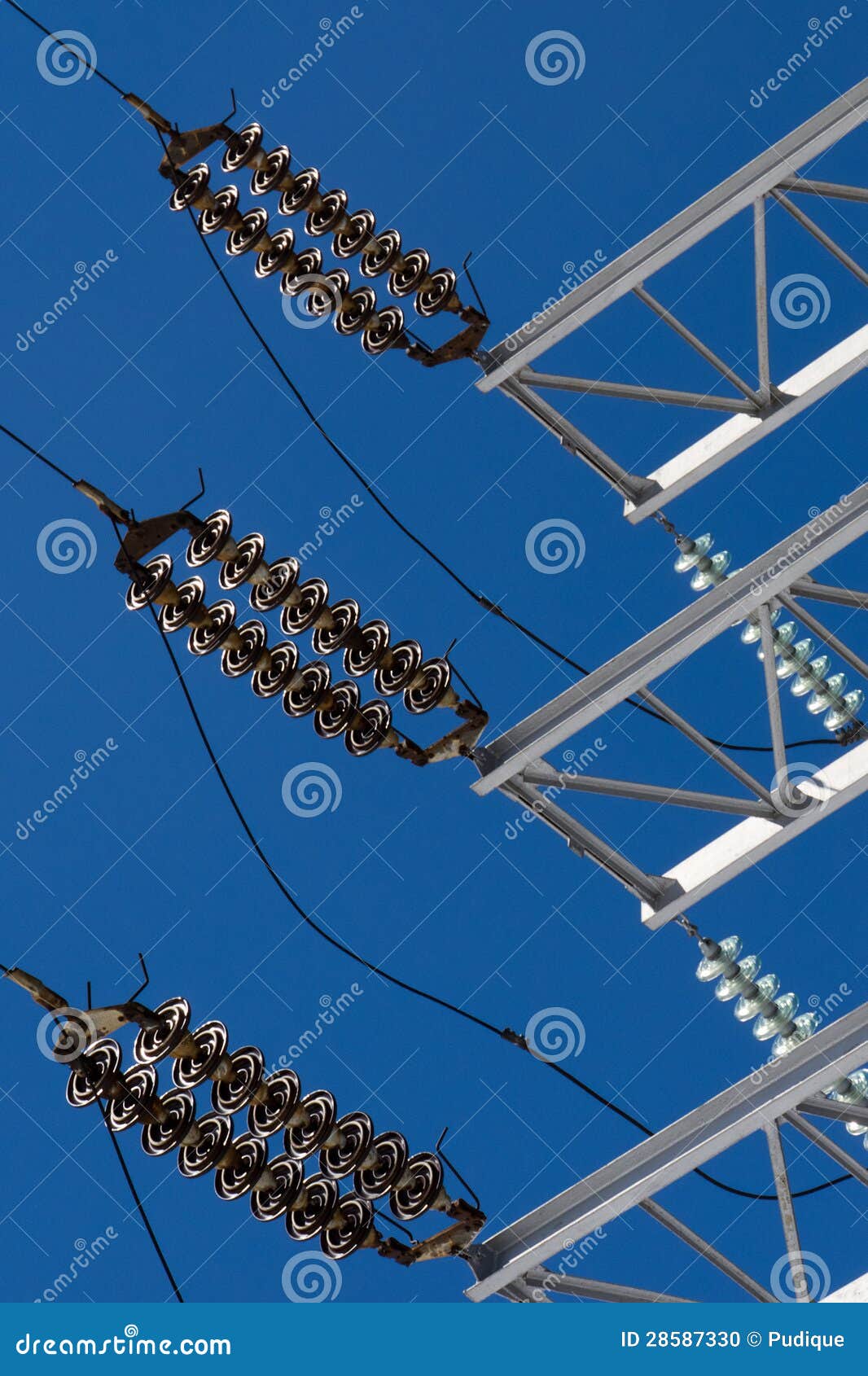 Electric power lines stock photo. Image of line, piece - 28587330