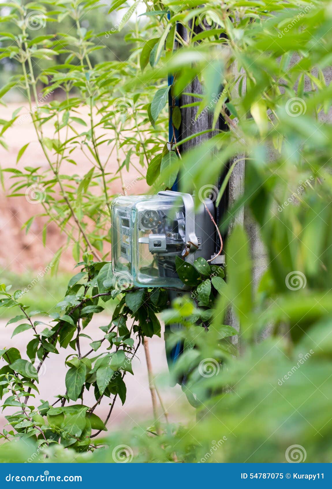 Electric power meter stock image. Image of counter, supply - 54787075