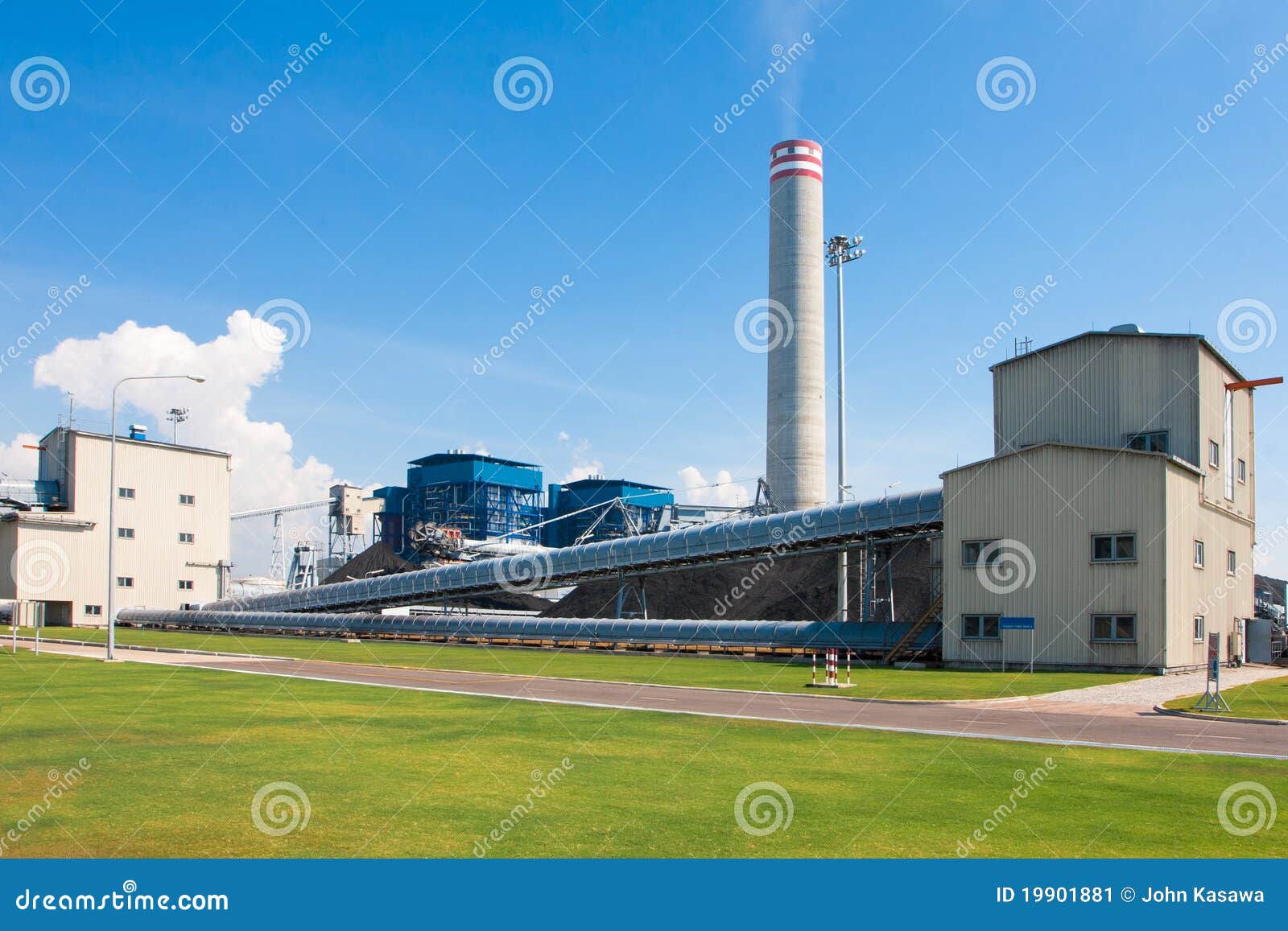 Generator Electric Power Plant Stock Image - Image of electric, safety ...