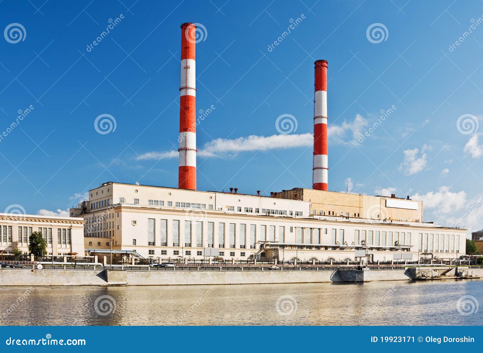 Electric power plant stock image. Image of manufacture - 19923171