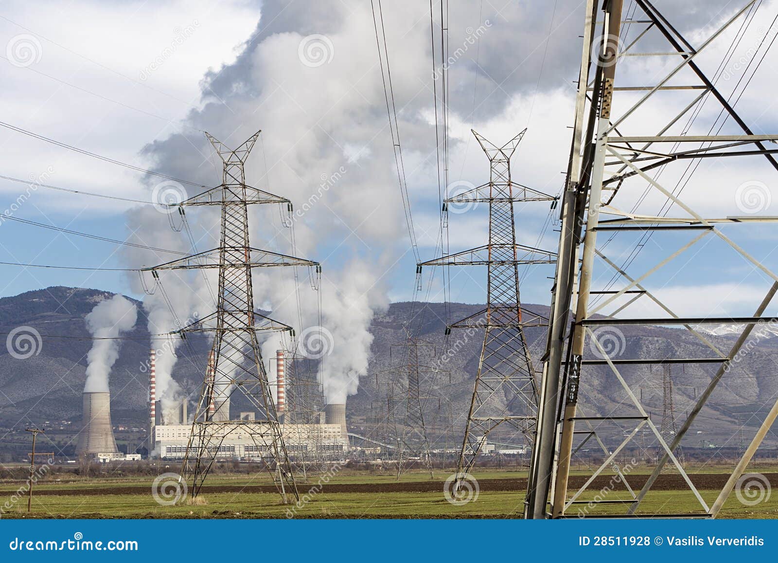 Electric Power Plant Royalty Free Stock Photos - Image: 28511928