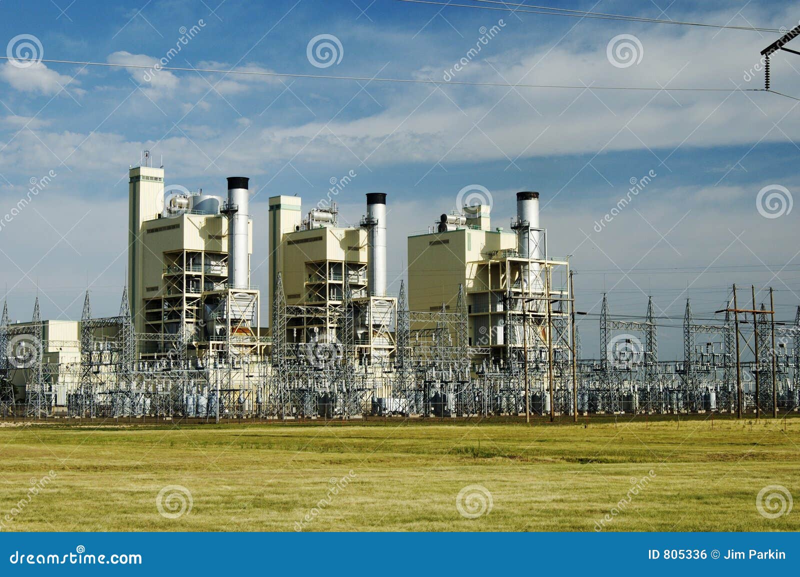 Electric Power Plant Royalty Free Stock Image - Image: 805336