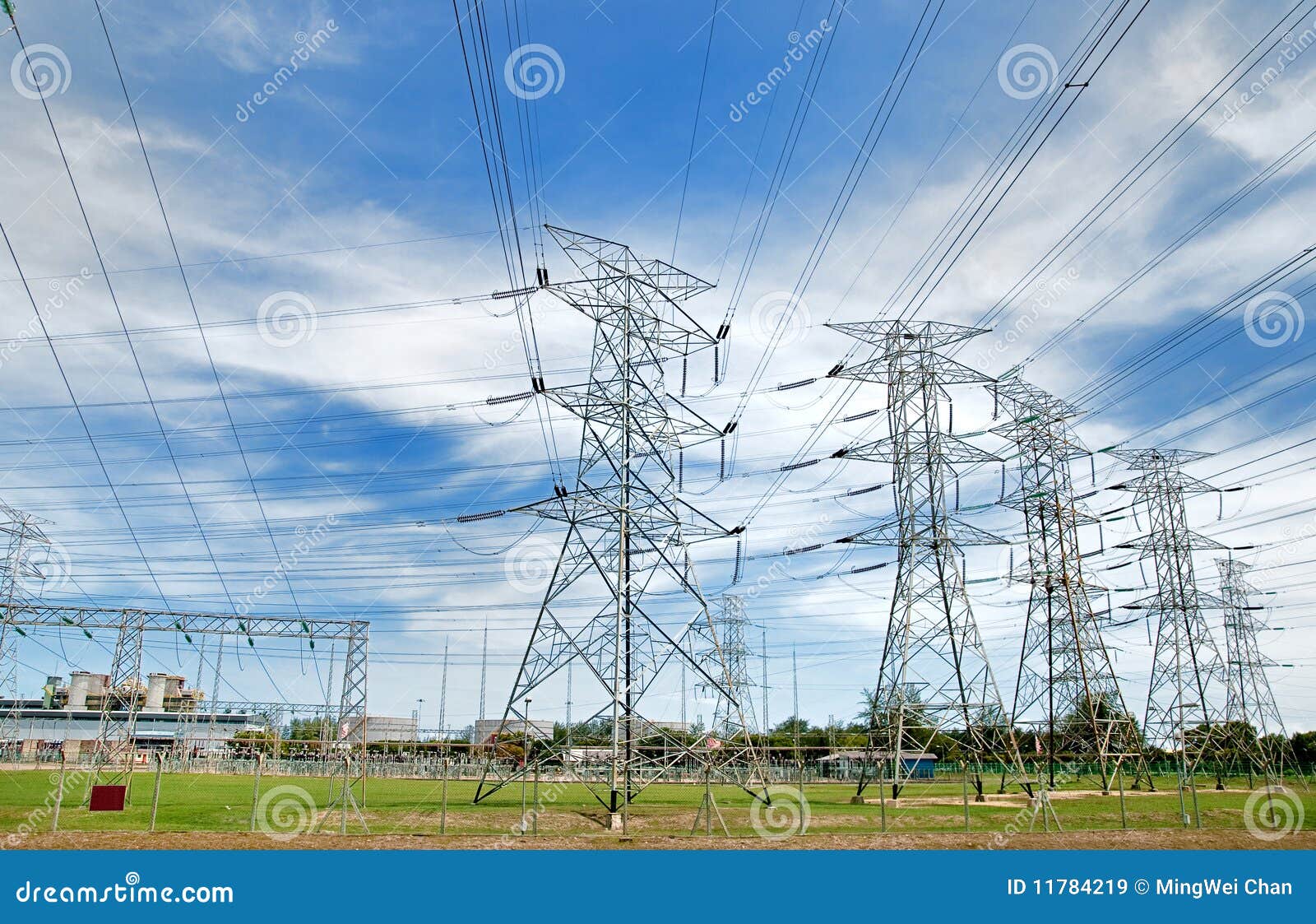Electric Power Plant Series 01 Stock Image - Image of radioactive ...