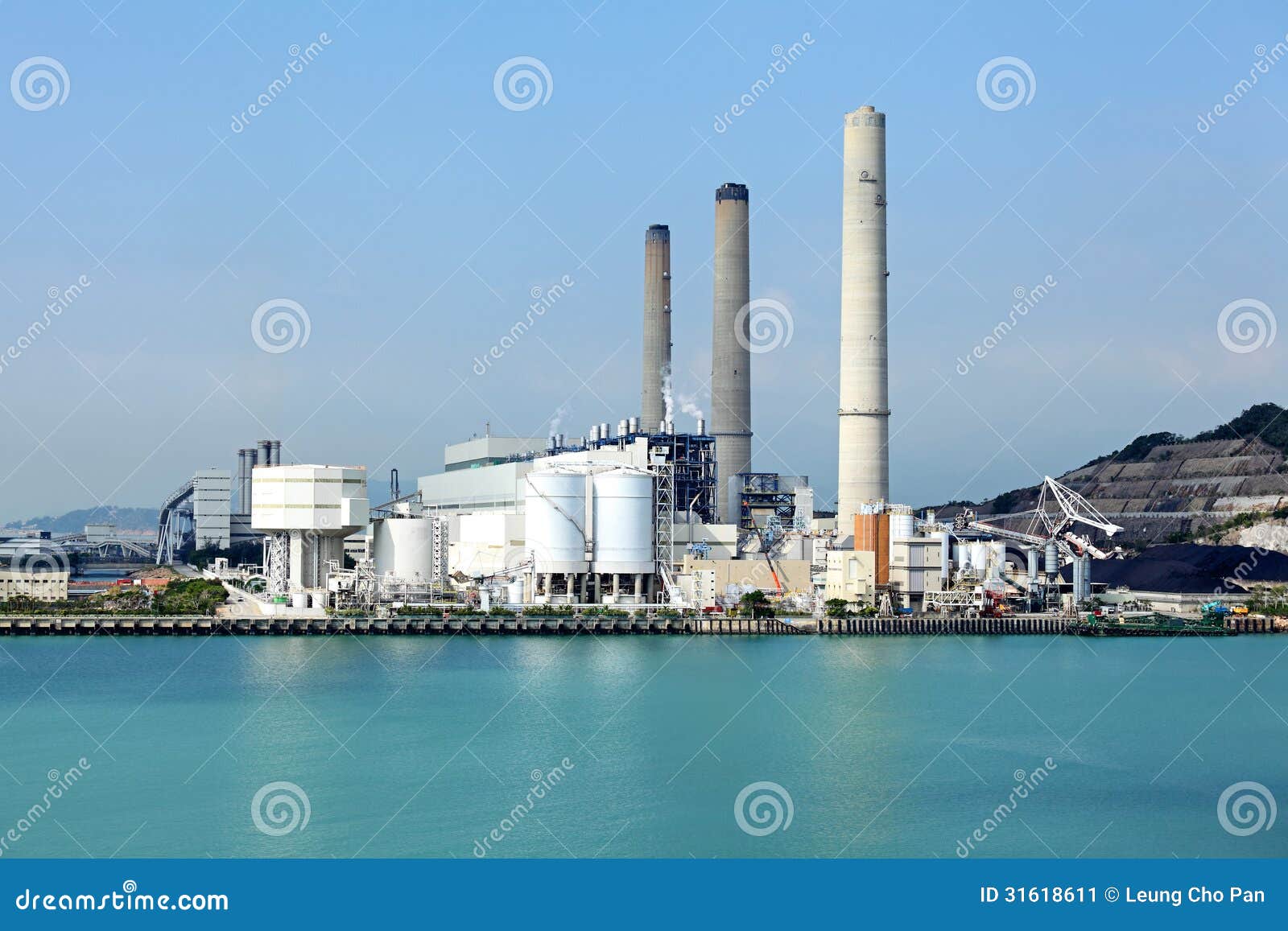 Electric Power Plant Stock Image - Image: 31618611