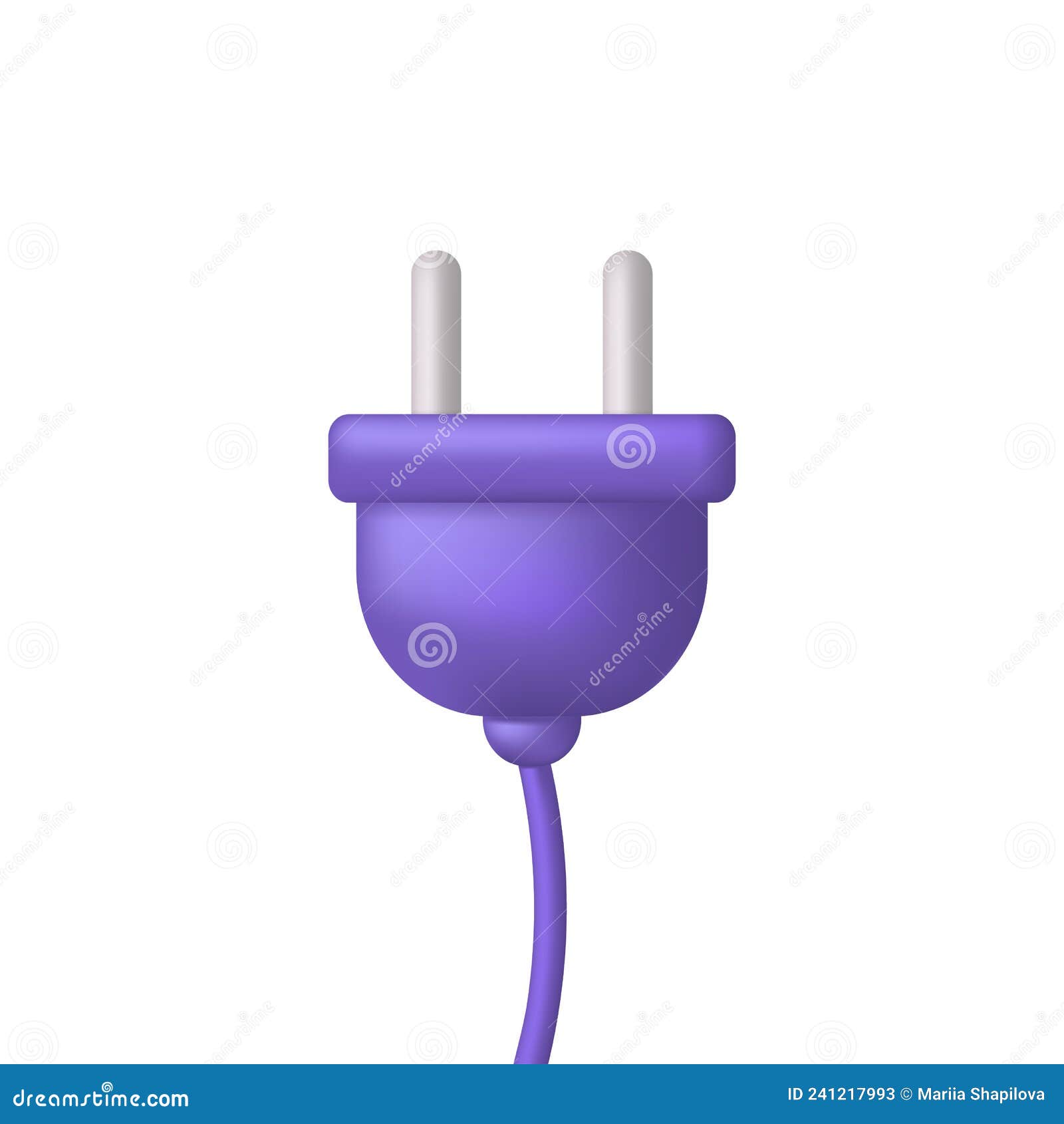 Electric power plug stock vector. Illustration of appliances - 241217993