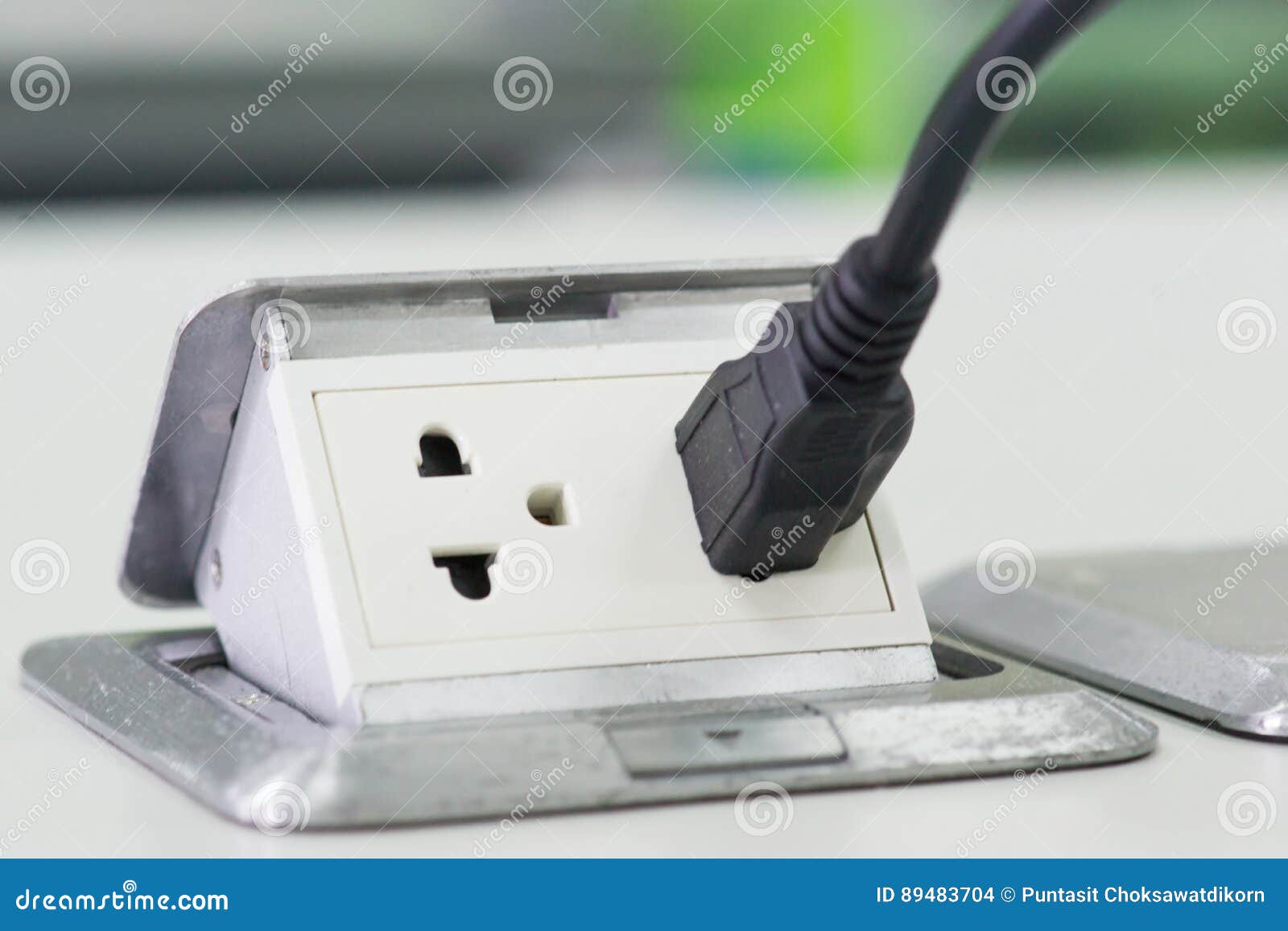 Electric power plug stock photo. Image of connection - 89483704