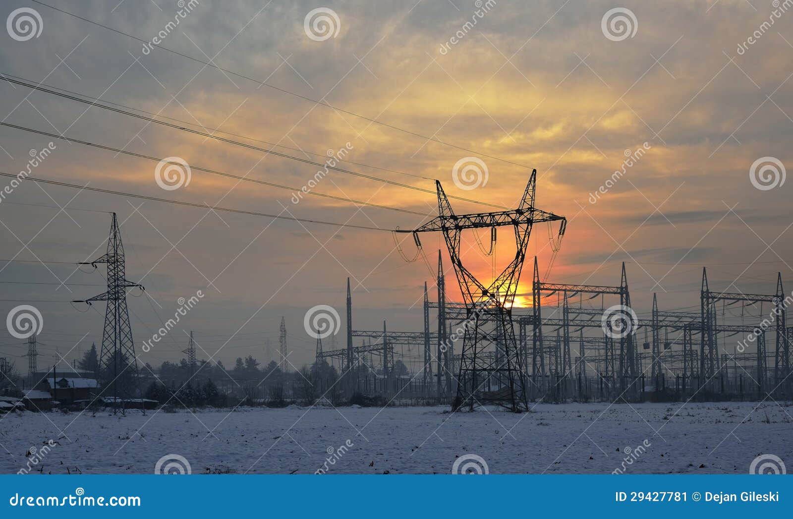 Electric power post stock image. Image of engine, electricity - 29427781