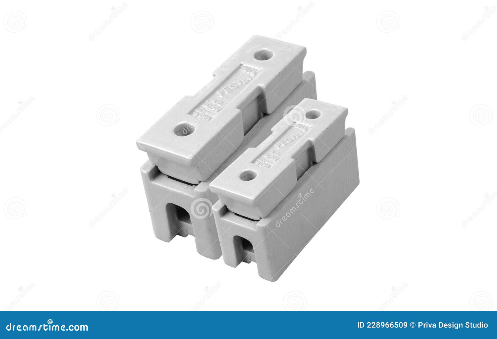 Modern Fuse Box Used At Home, Single-phase Fuses In OFF Position ...