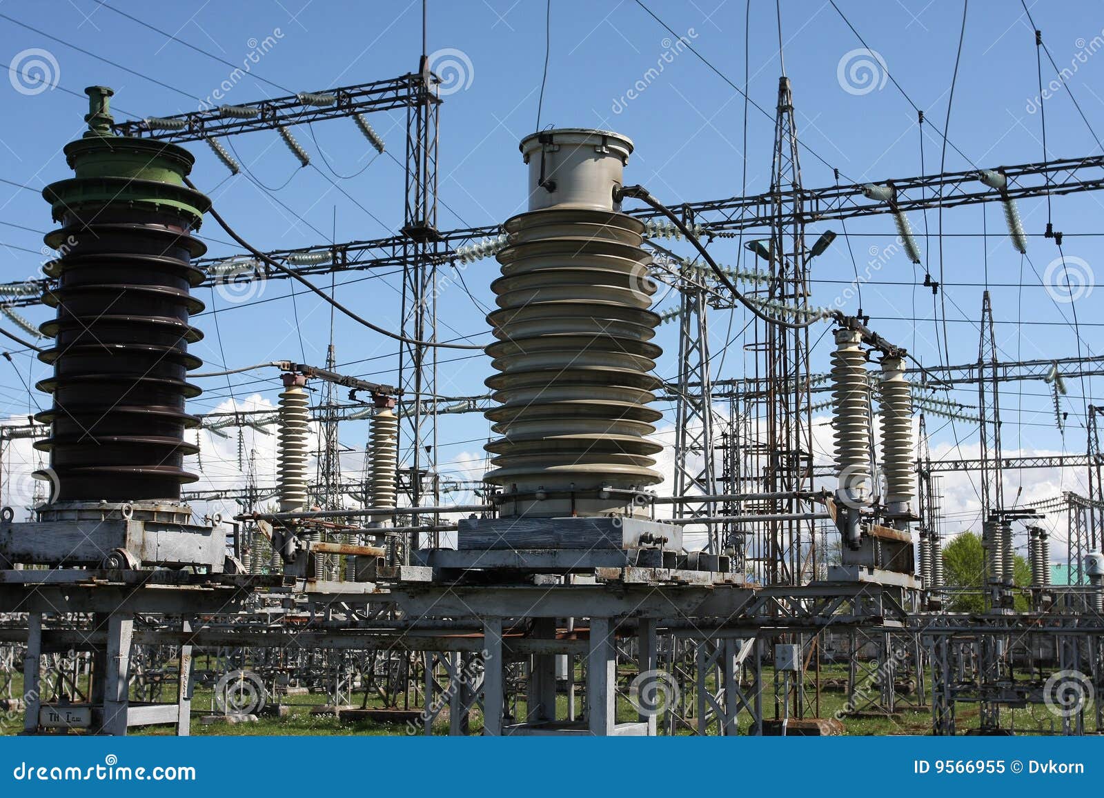Electric power station stock image. Image of electric - 9566955
