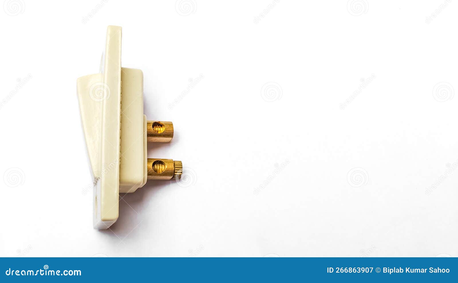 Electric Power Switch Isolated on White Background, Electronic ...