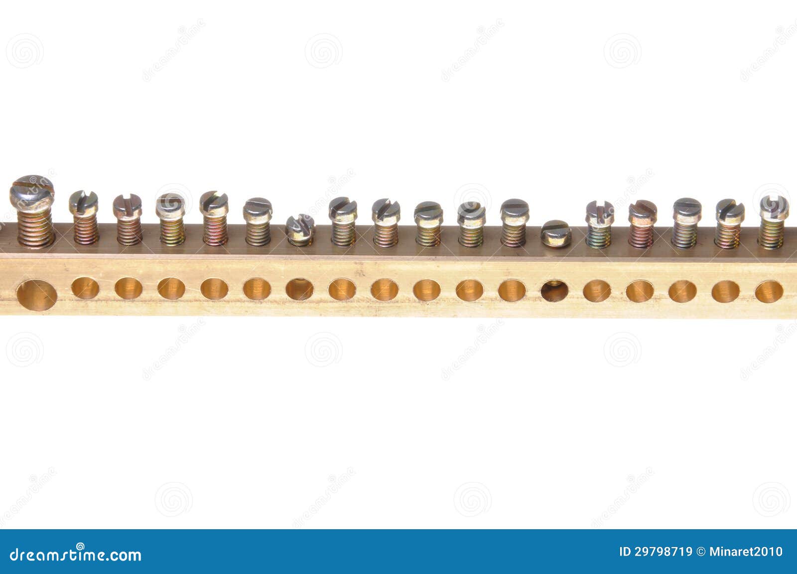 Electric Power Terminal Block Stock Image - Image of technical, factory ...