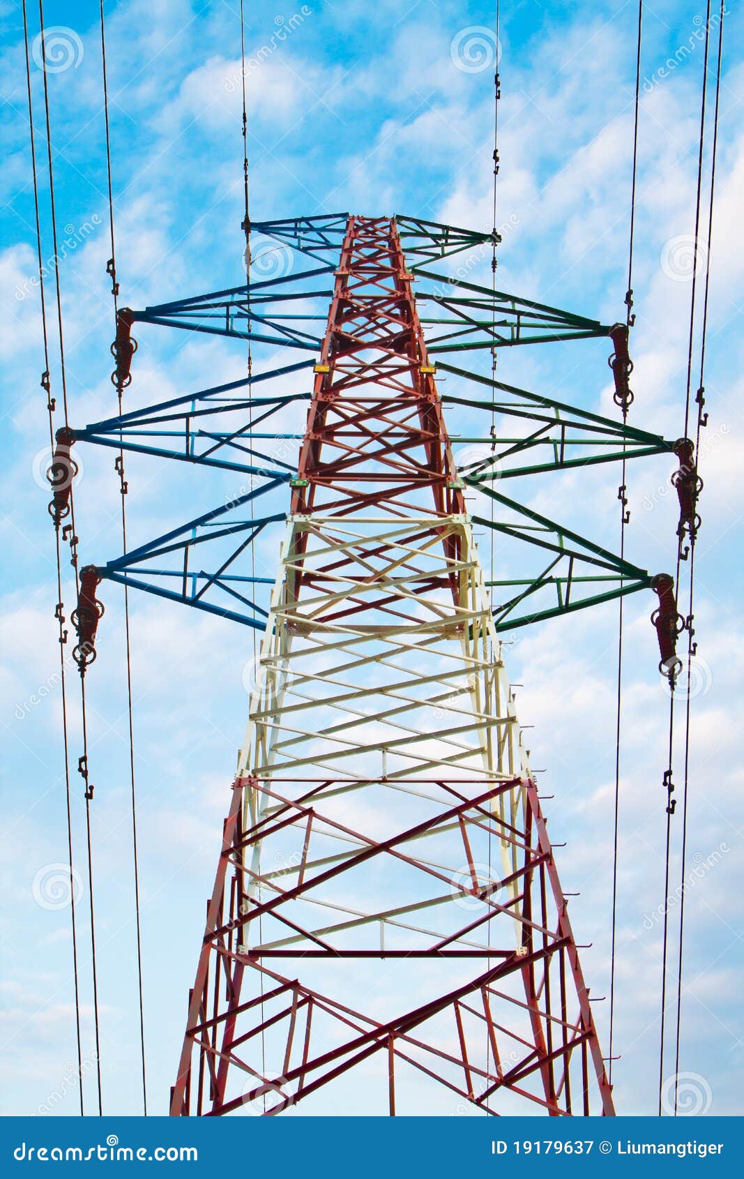 Electric Power Tower Royalty Free Stock Photography - Image: 19179637