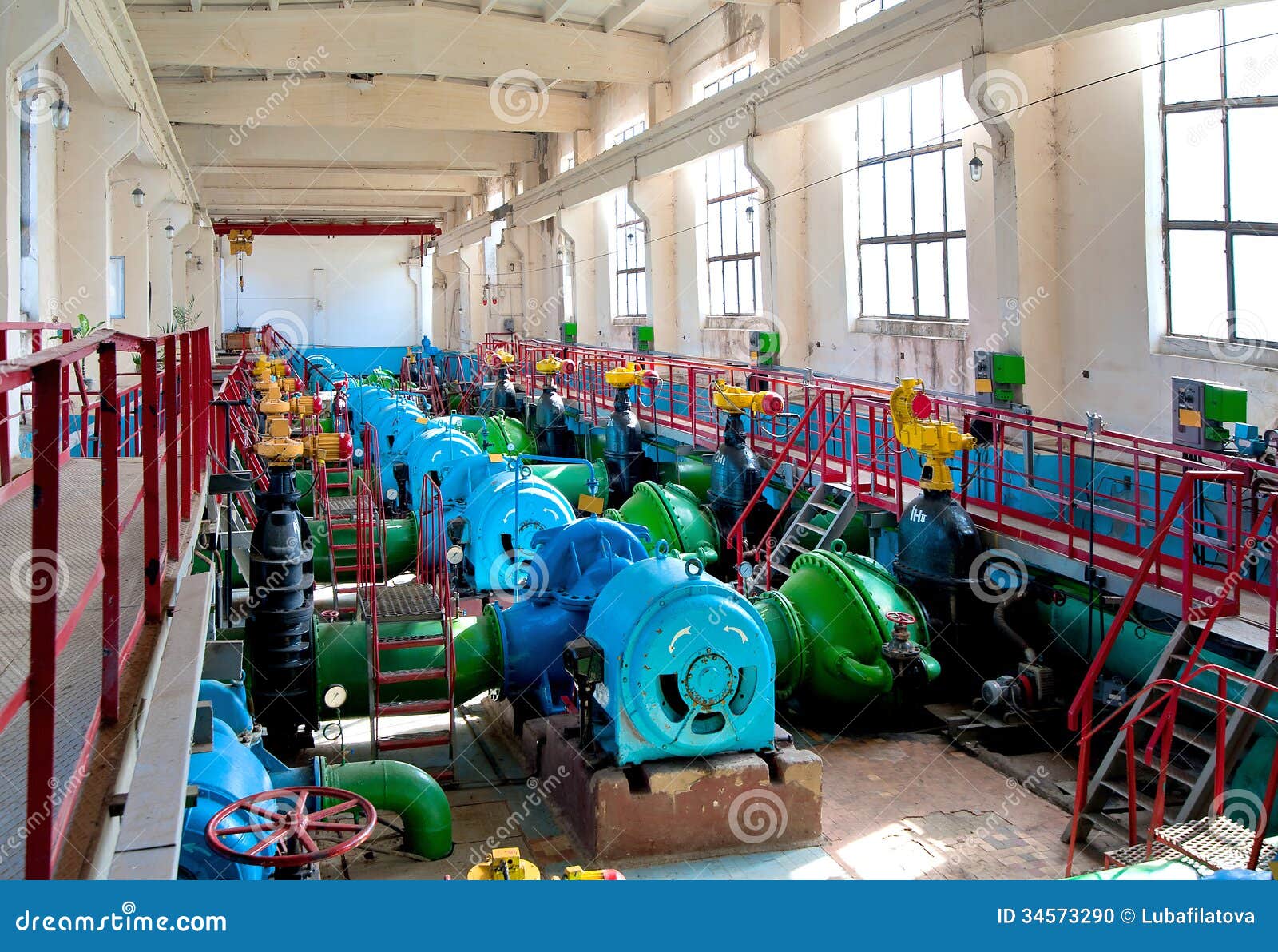 Electric Pump on Refineries Stock Photo - Image of petrochemical ...