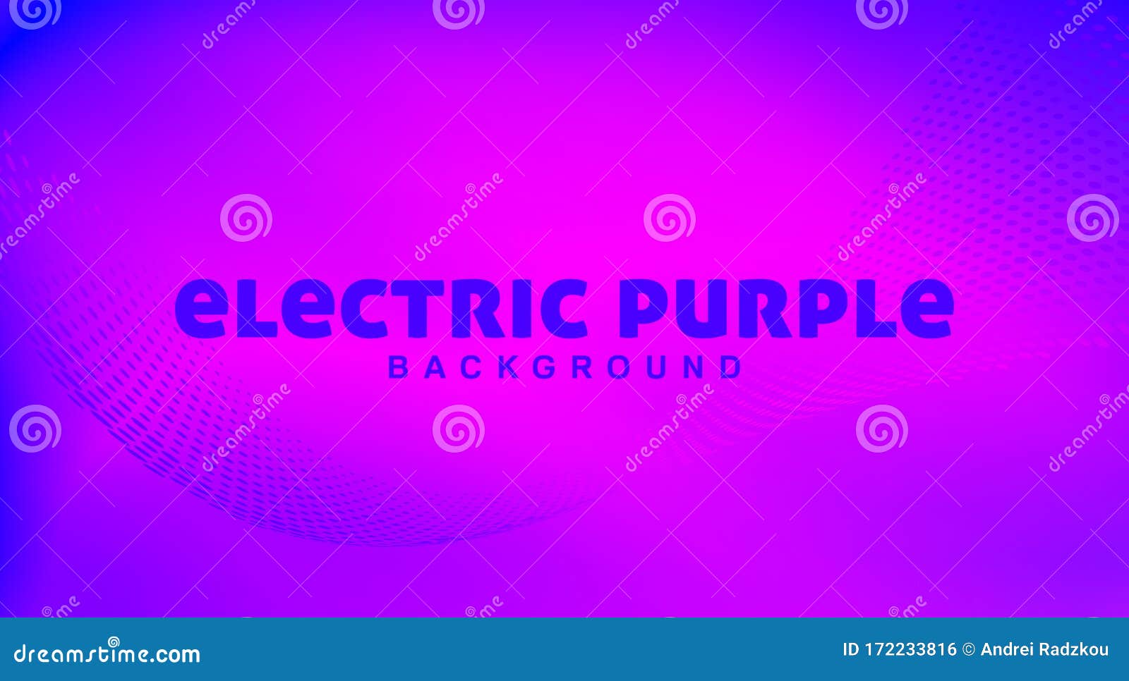 Electric Purple Lightning Bolt Contrasting With Deep Blue Ocean Royalty ...