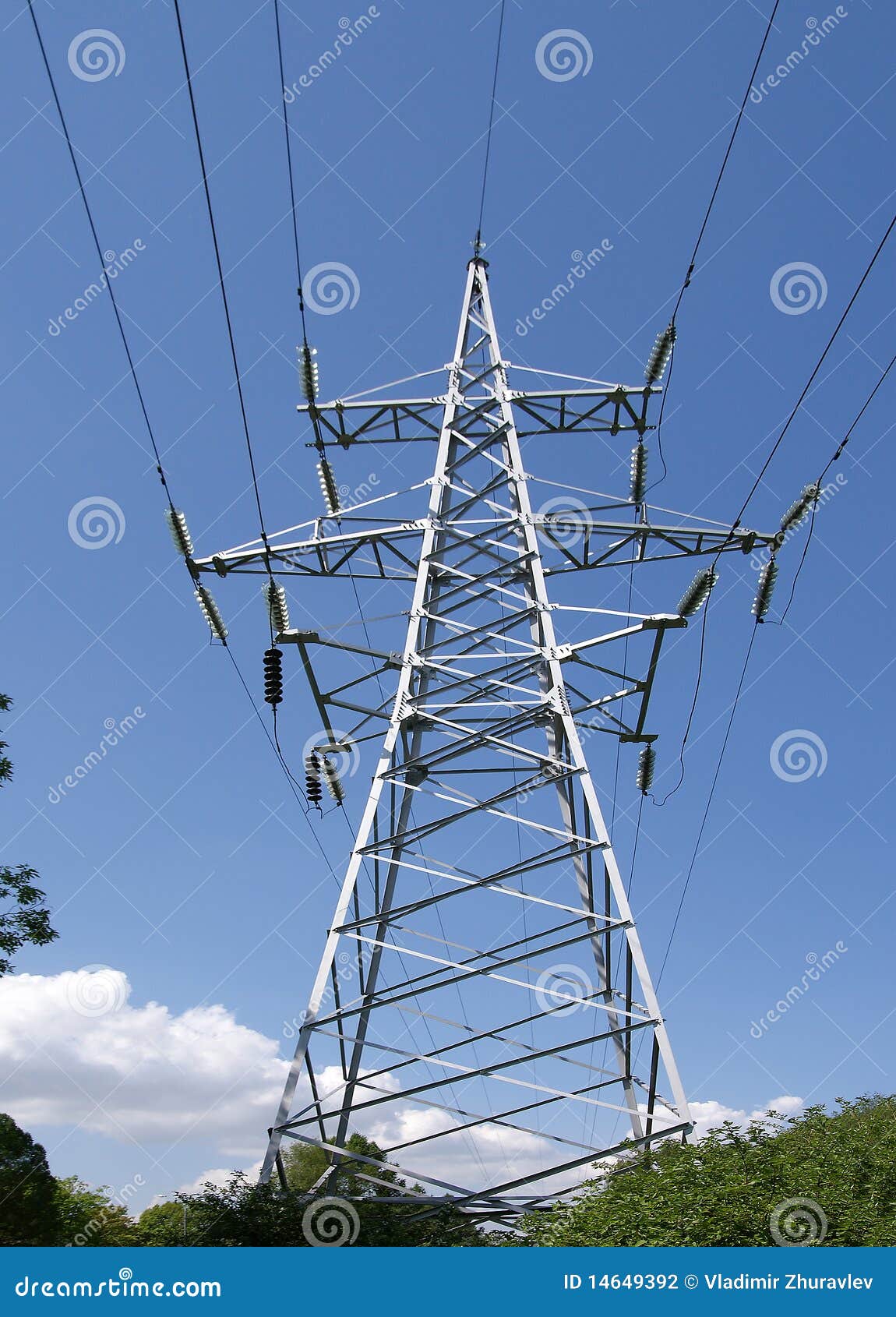 Electric pylon stock photo. Image of power, fuel, voltage - 14649392