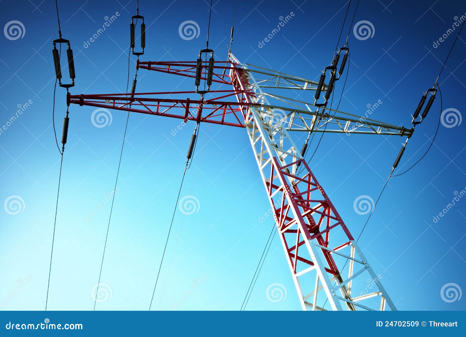 Electric Pylon stock image. Image of energy, technology - 24702509