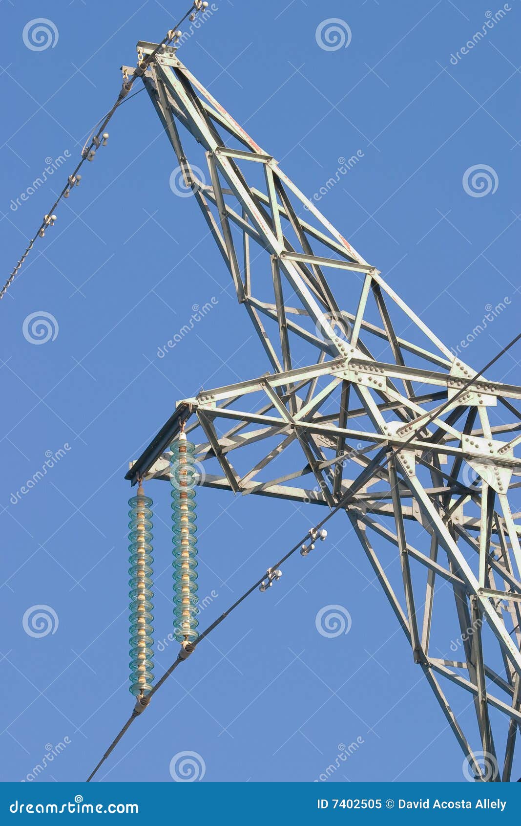 Electric pylon stock image. Image of energy, tower, construction - 7402505