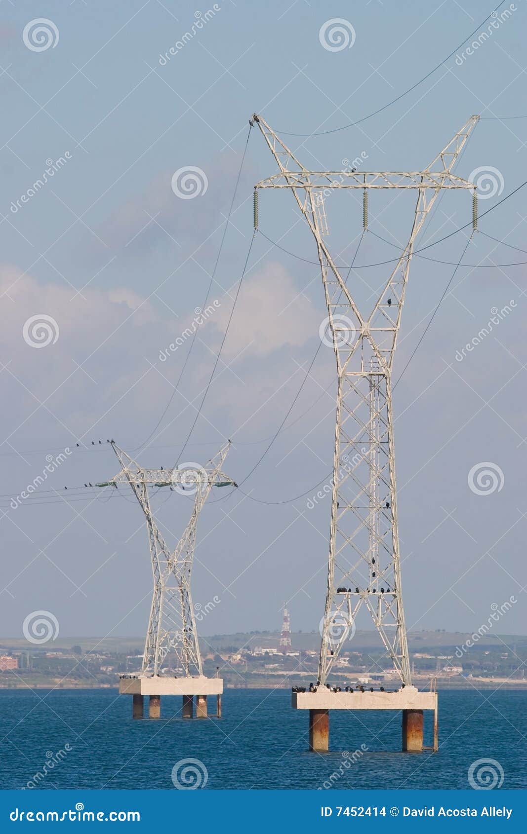 Electric pylon stock photo. Image of direct, masts, construction - 7452414
