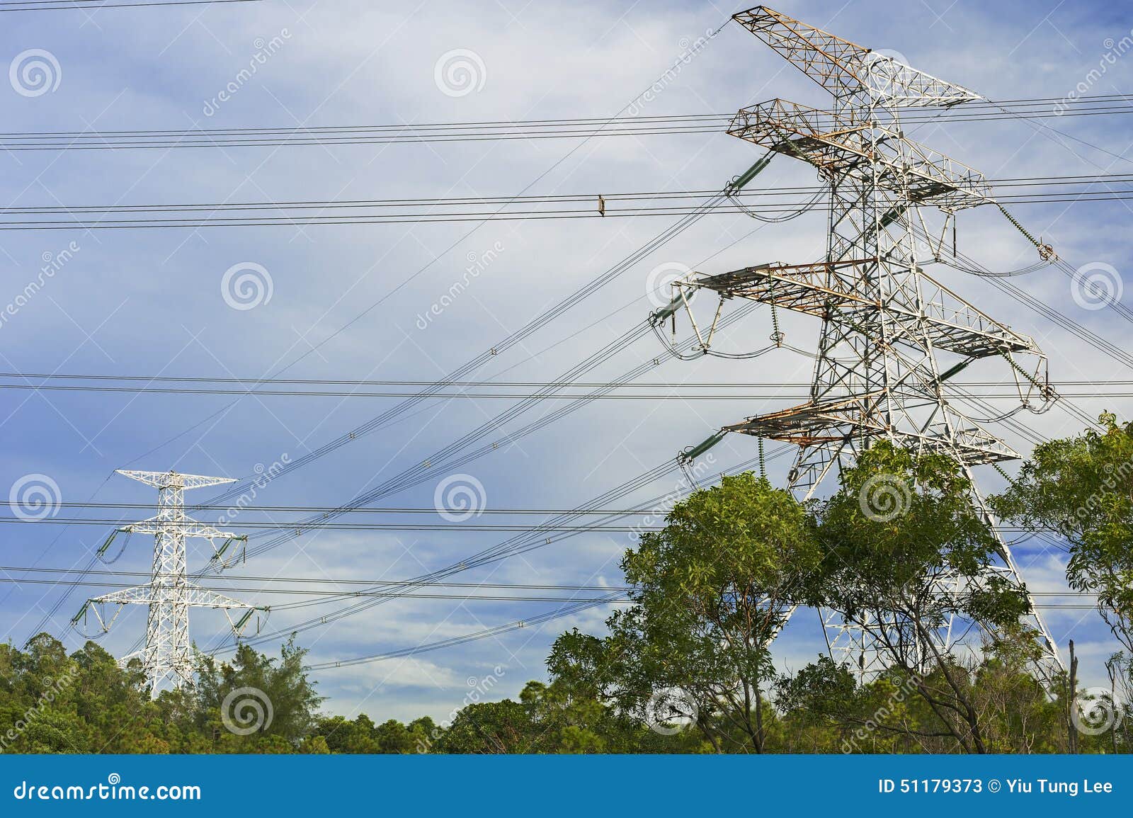 Electric pylon stock image. Image of environment, cable - 51179373