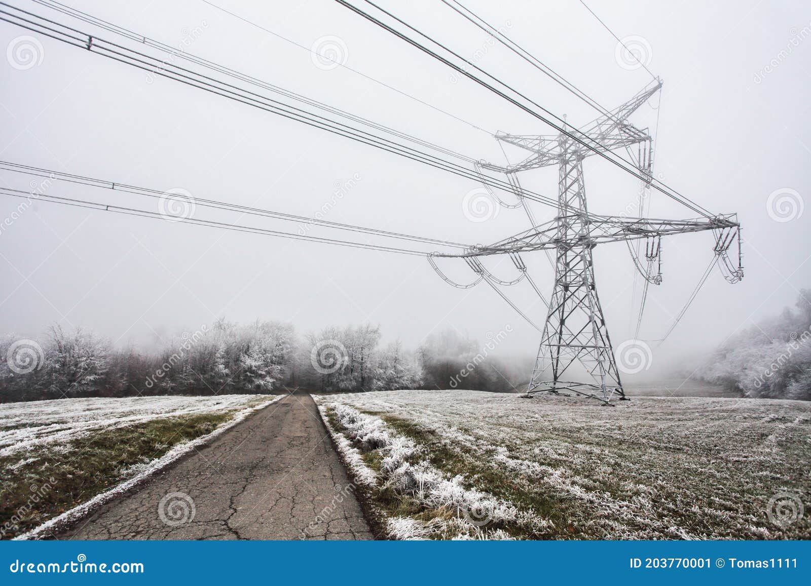 Electric Pylon With Transformer Stock Image | CartoonDealer.com #19694635