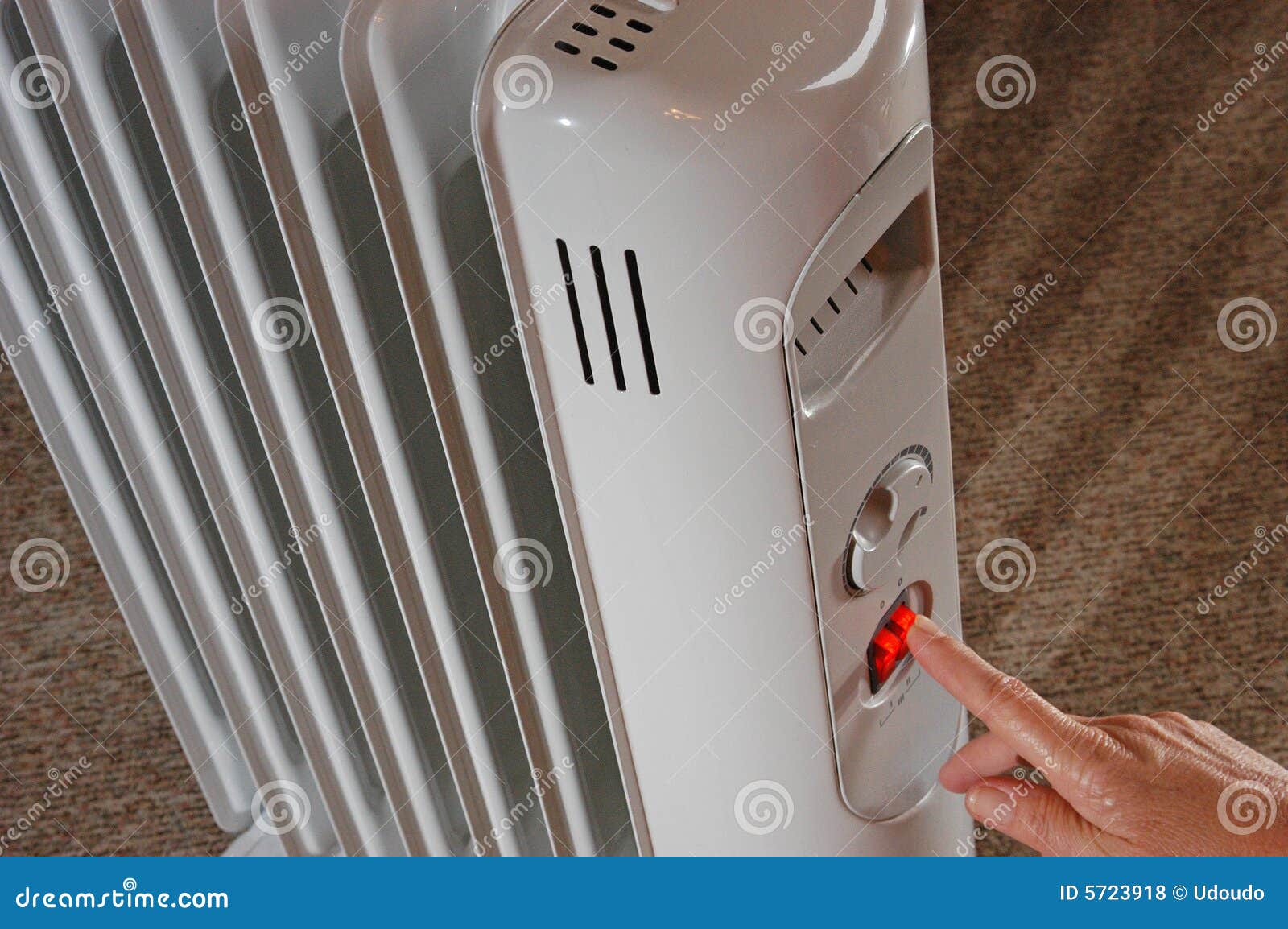 Electric radiator stock photo. Image of cost, living, energy - 5723918