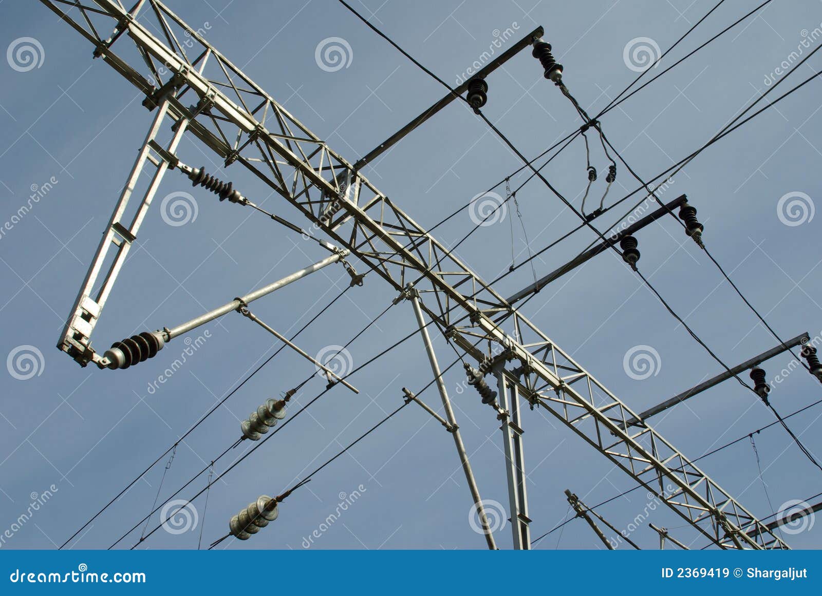 Electric railway stock image. Image of electricity, energizing - 2369419