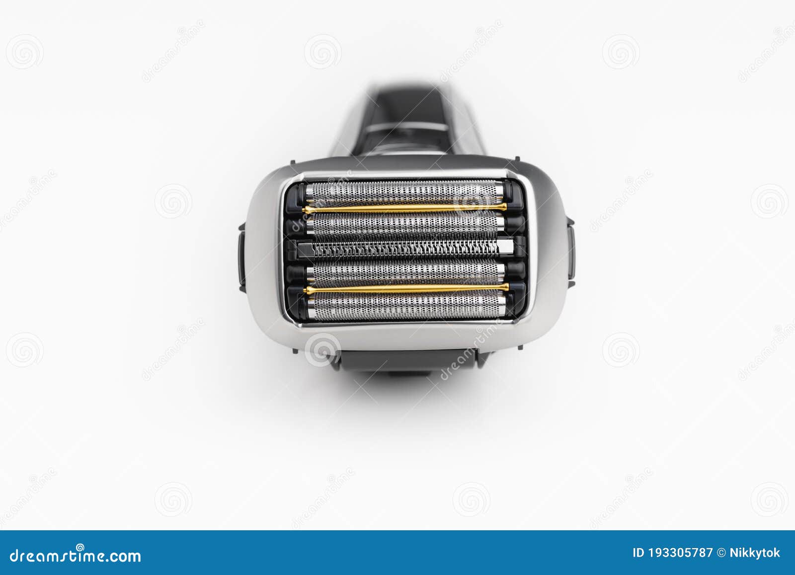 Electric Razor Foil Shaver on White Background Stock Image - Image of ...