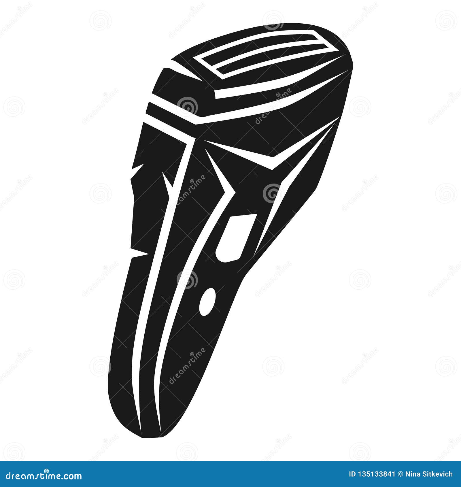 Electric Razor Icon, Simple Style Stock Vector - Illustration of ...
