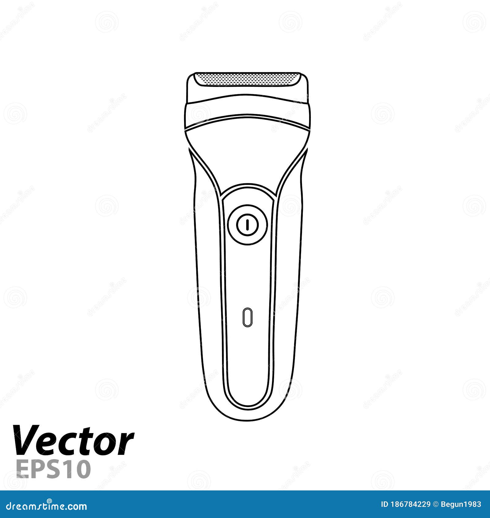 Electric Razor Logo in Vector. Stock Vector - Illustration of ...