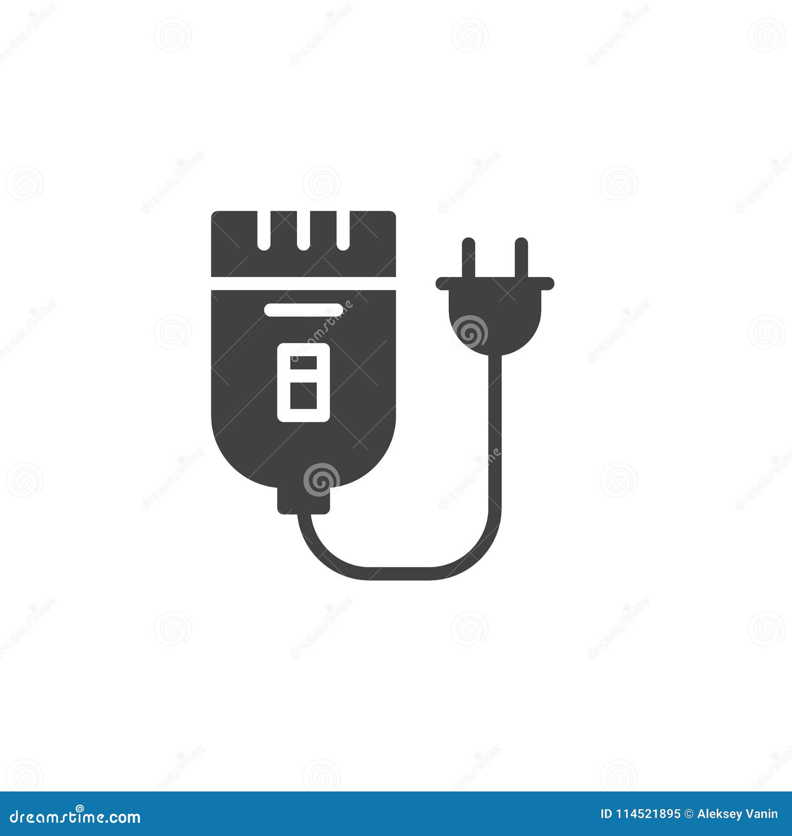Electric razor vector icon stock vector. Illustration of razor - 114521895