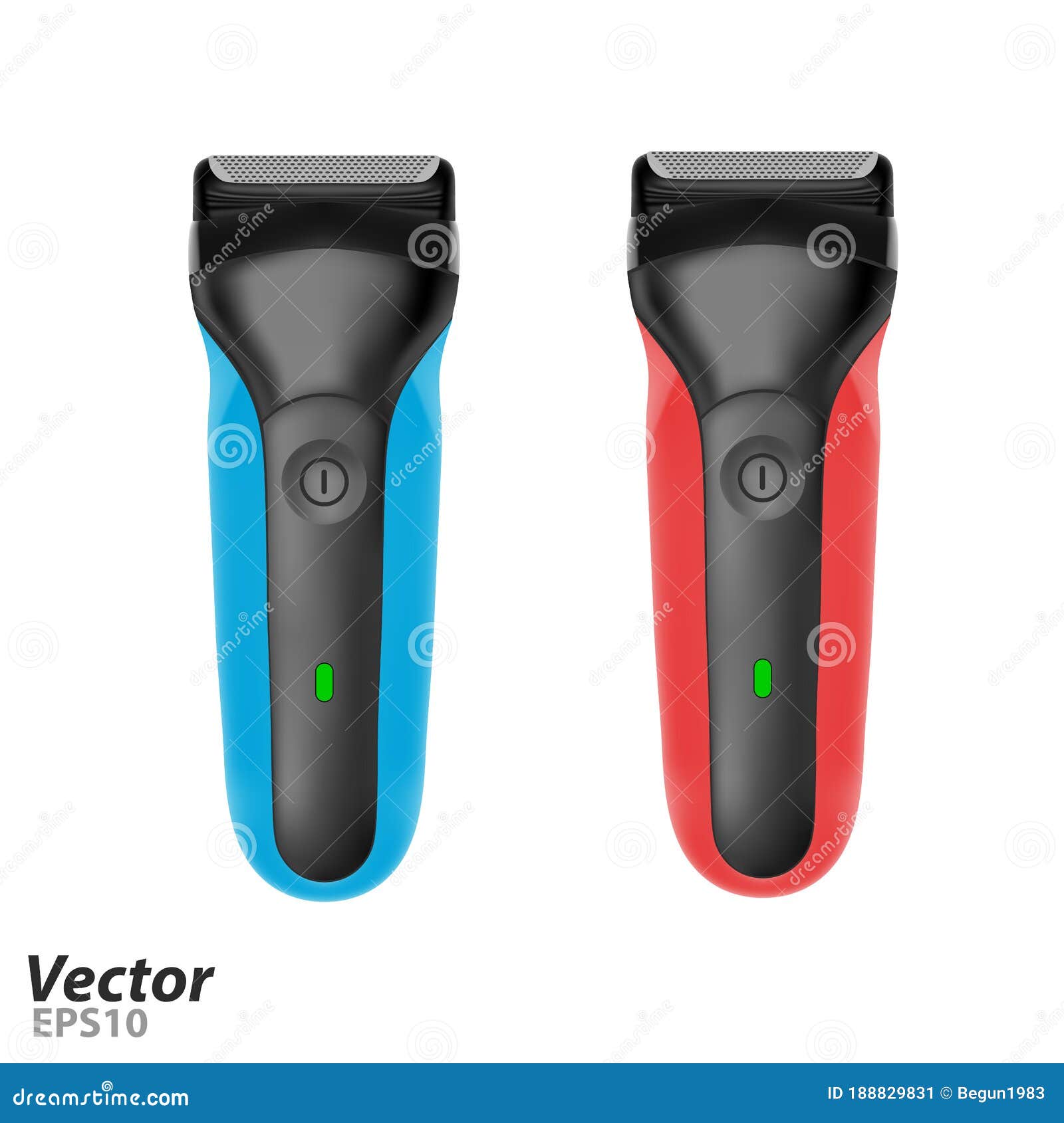 Electric razor in vector. stock vector. Illustration of barber - 188829831