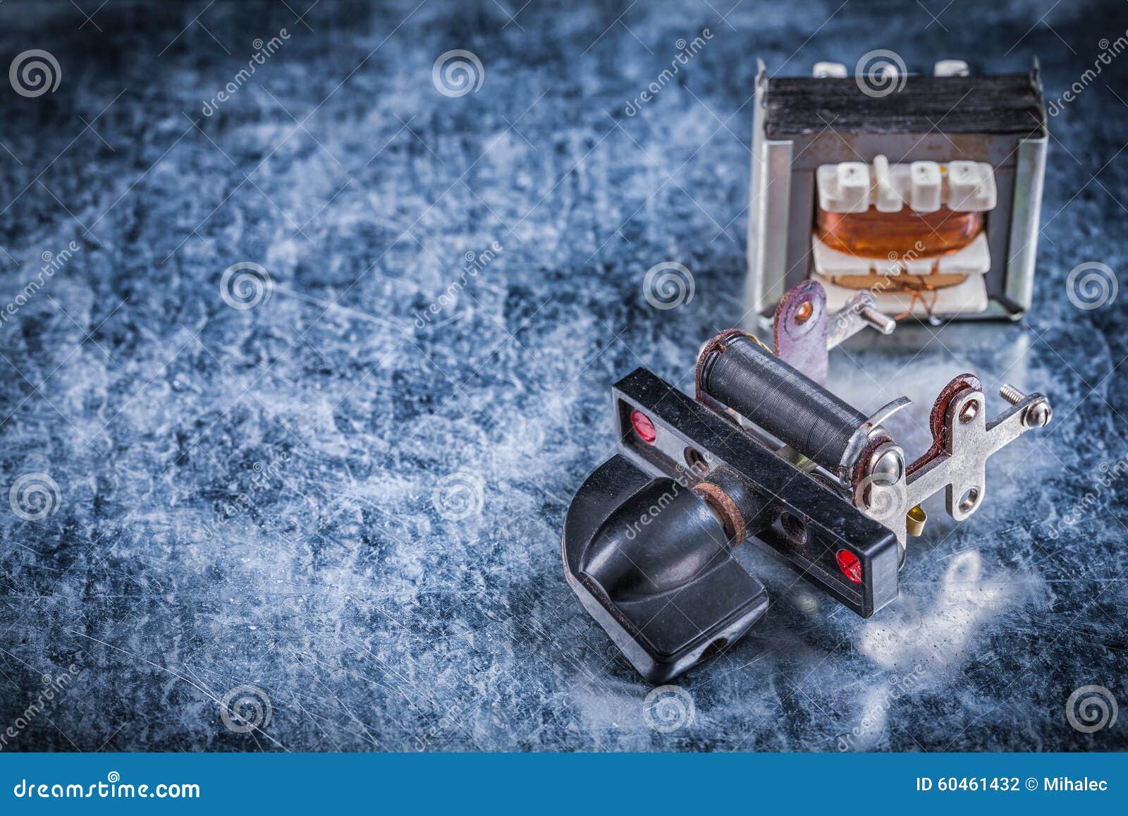 Electric Resistors Horizontal Version Vintage Electricity Concep Stock ...