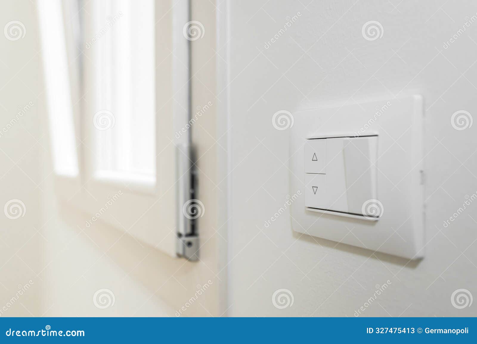 Electric Roller Shutter Switch Stock Image - Image of energy, device ...