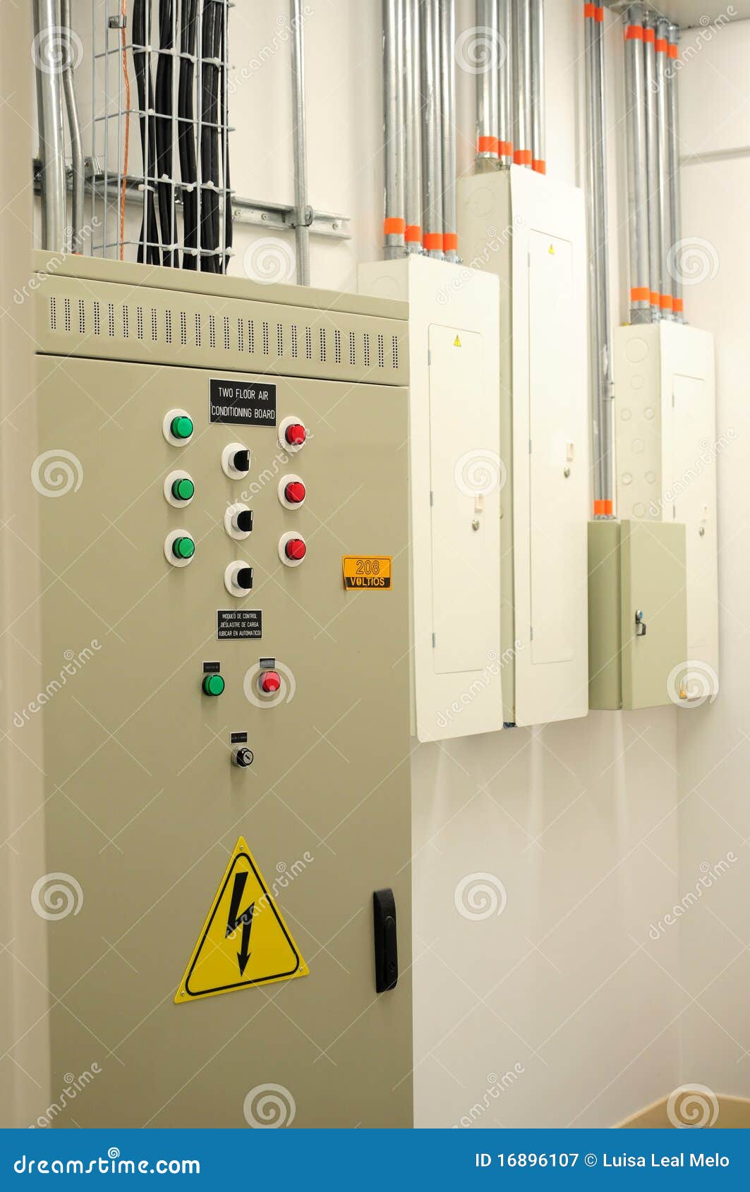 Electric room. stock image. Image of voltage, objects - 16896107