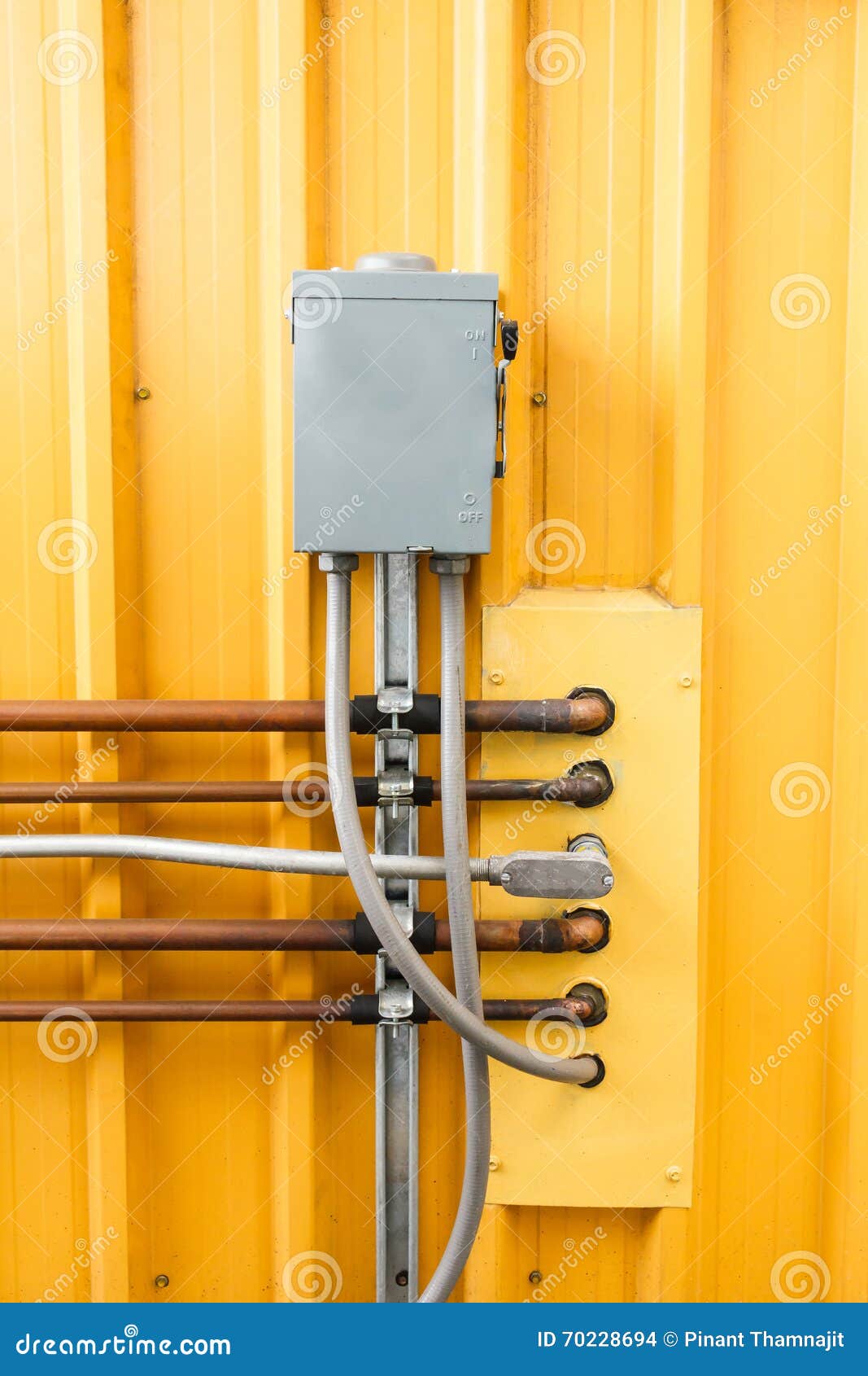 Electric safety switch. stock photo. Image of electric - 70228694