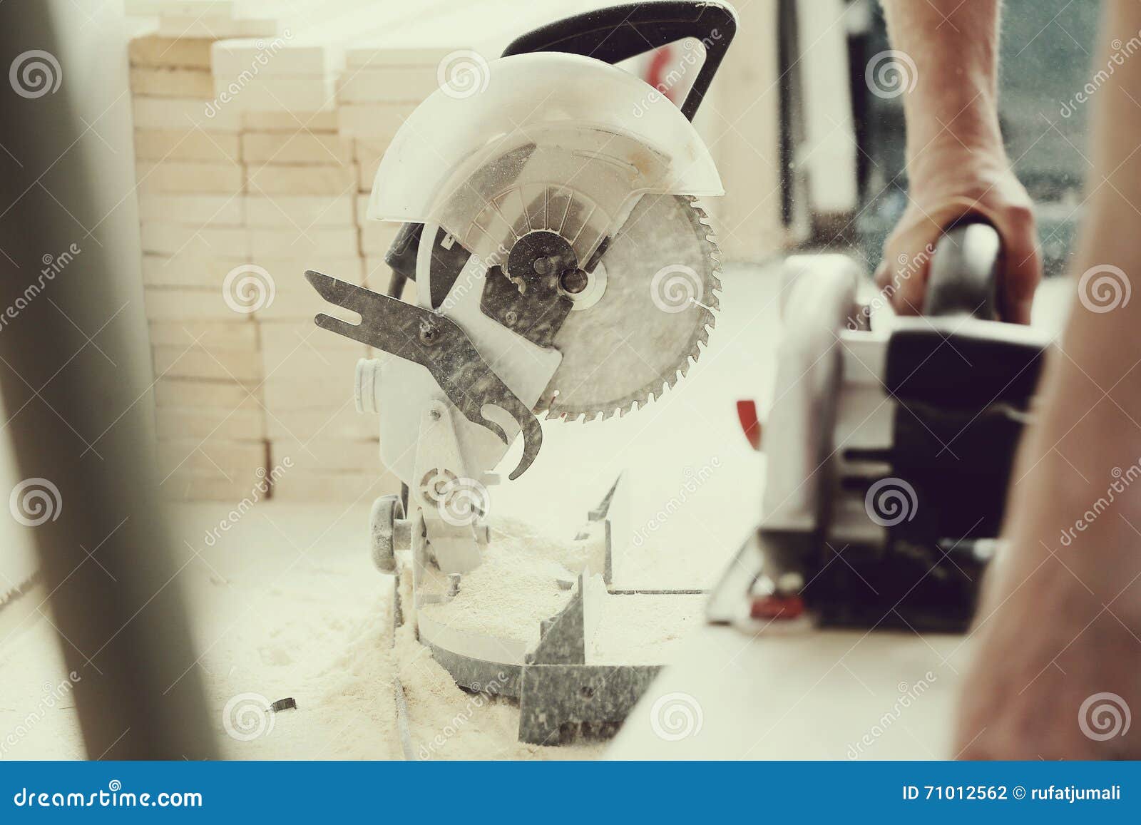 Electric saw stock photo. Image of people, home, power - 71012562
