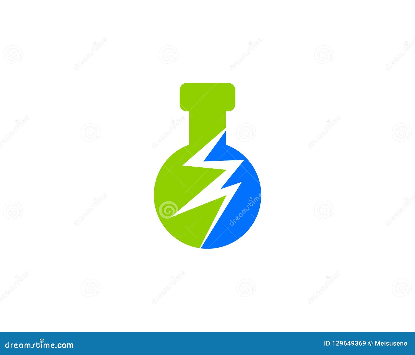 Electric Science Icon Logo Design Element Stock Vector - Illustration ...