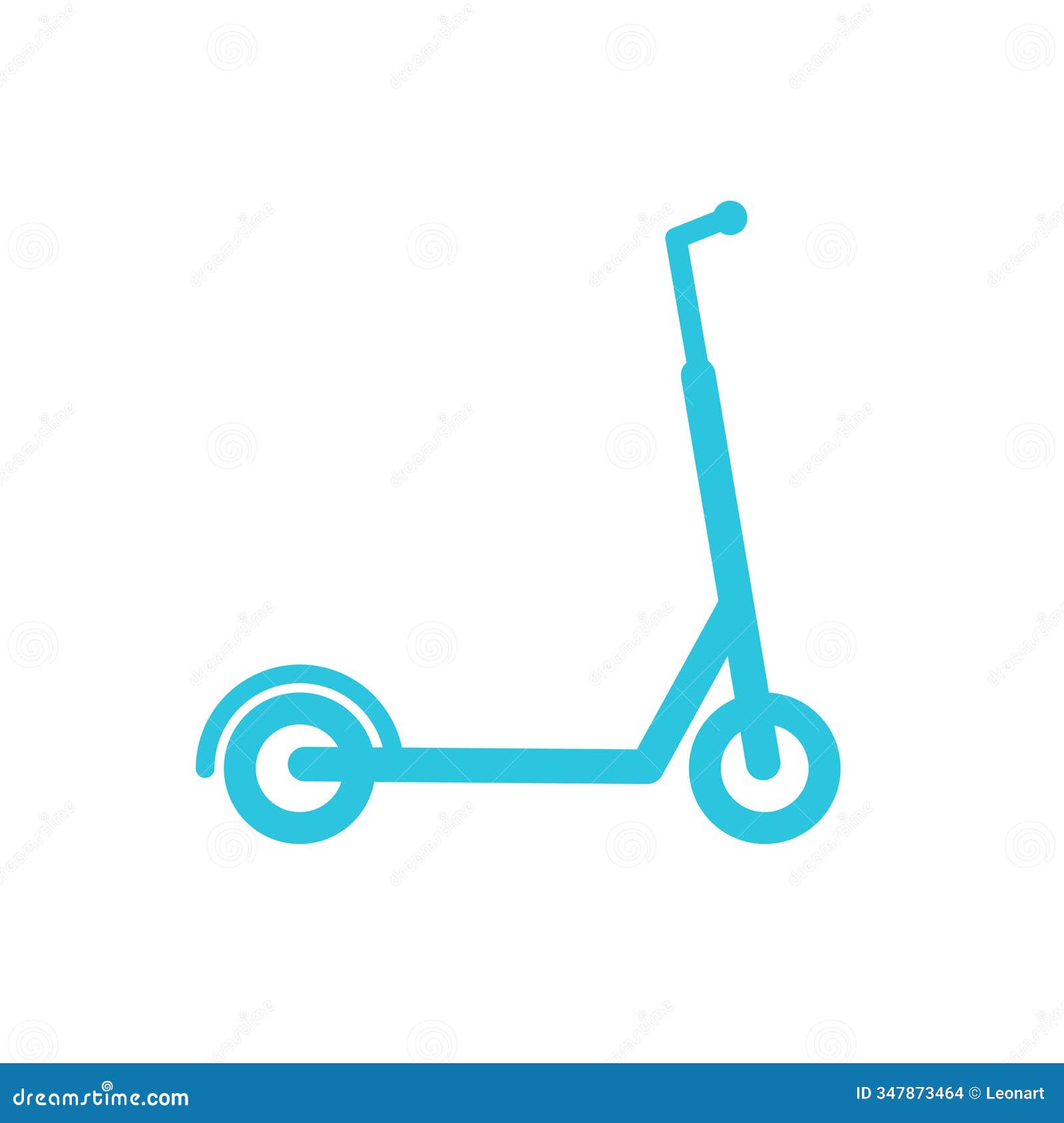 Scooter Icon. E-scooter Sign. Electric Kick Scooter Symbol Cartoon ...