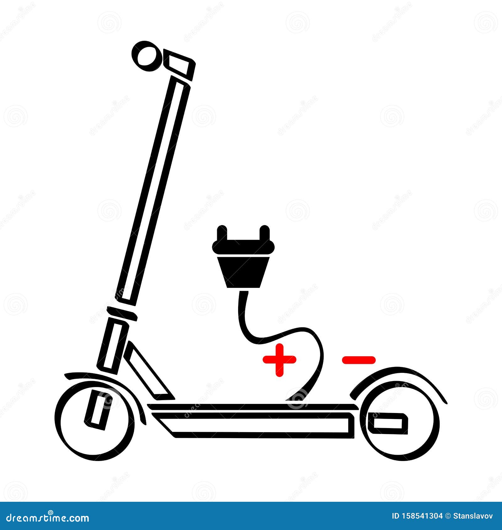Scooter Vector Illustration | CartoonDealer.com #23190352