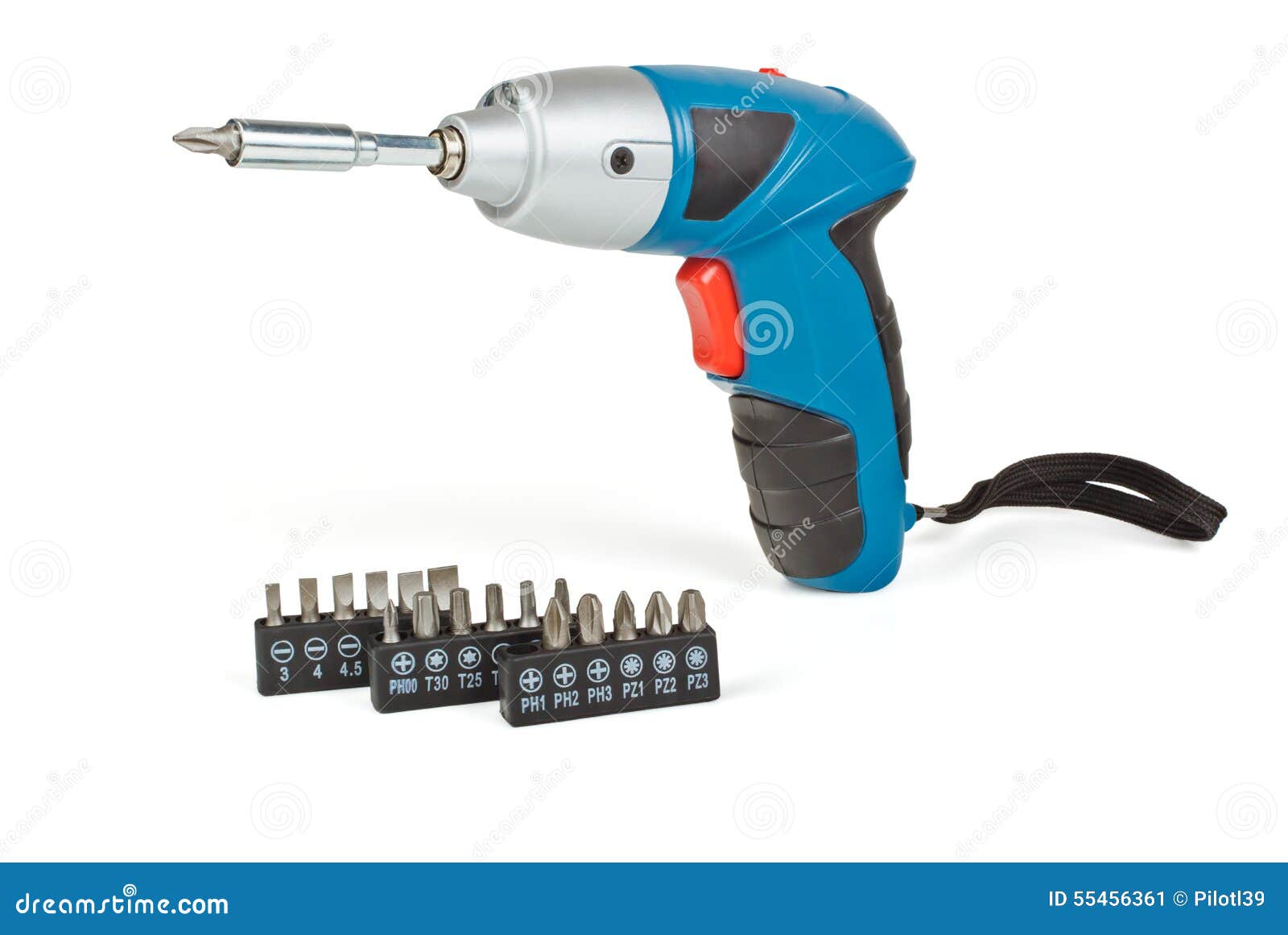 Electric screwdriver stock image. Image of employment - 55456361