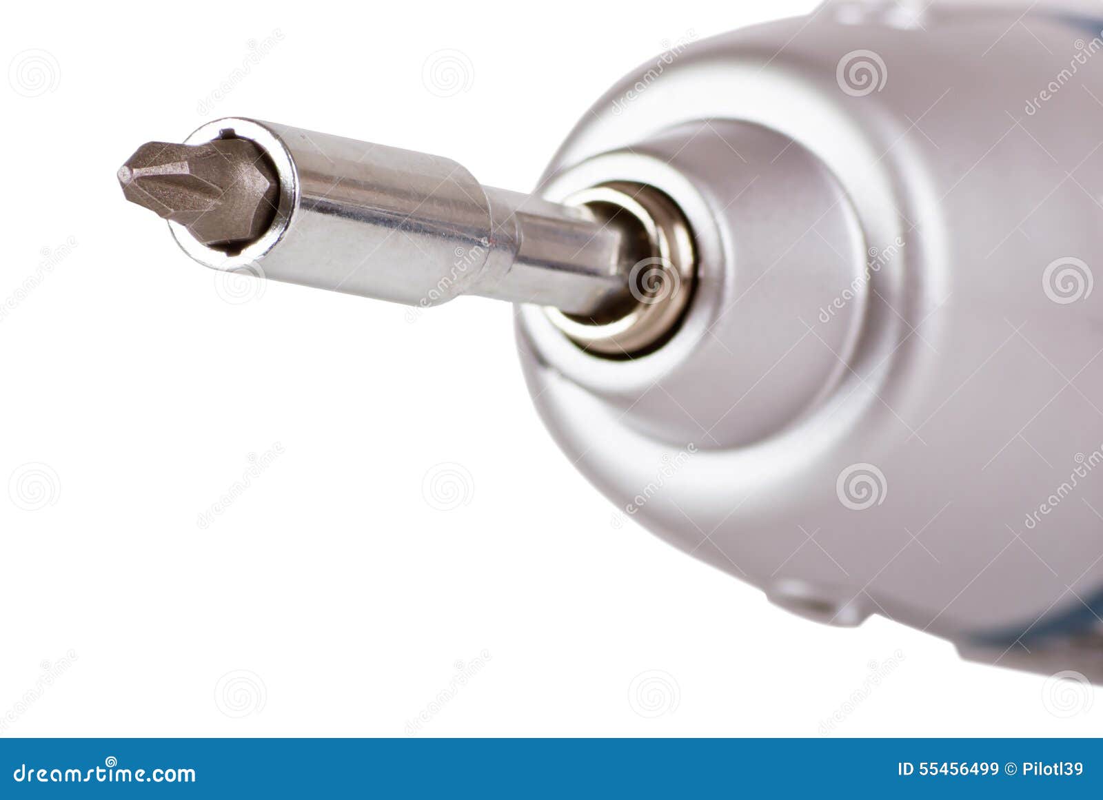 Electric screwdriver stock image. Image of ferrules, electricity - 55456499