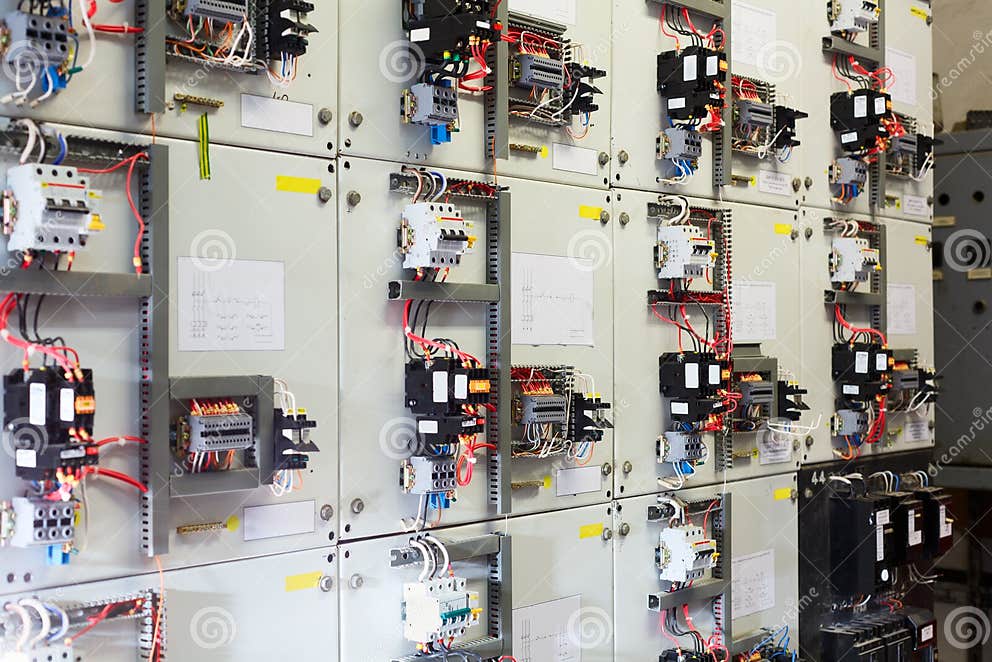 Electric service panel stock photo. Image of fuse, board - 21916726