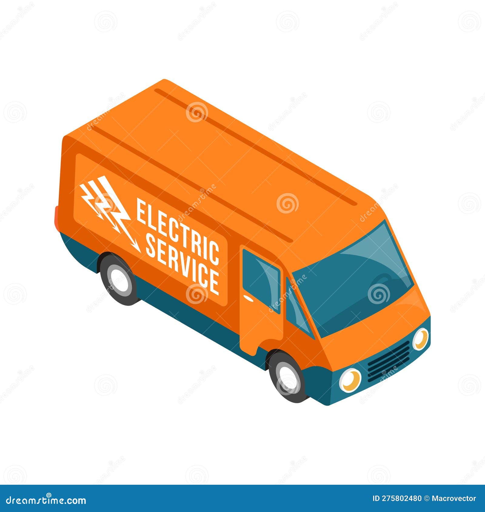 Set Electric Car Service, Battery Charge, Low Battery, Charging Parking ...