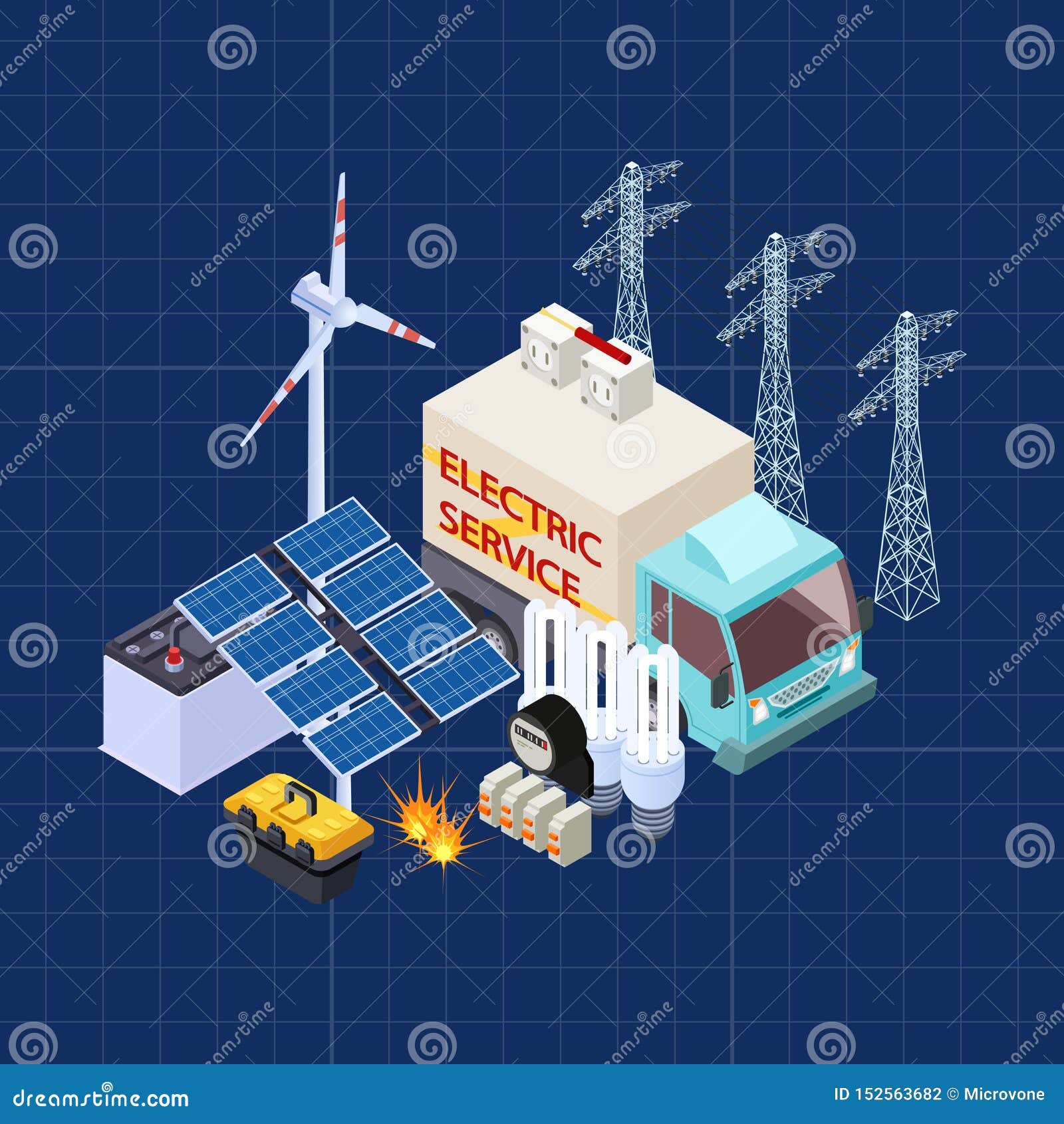 Energy Safety Types Vector Infographic Template | CartoonDealer.com ...